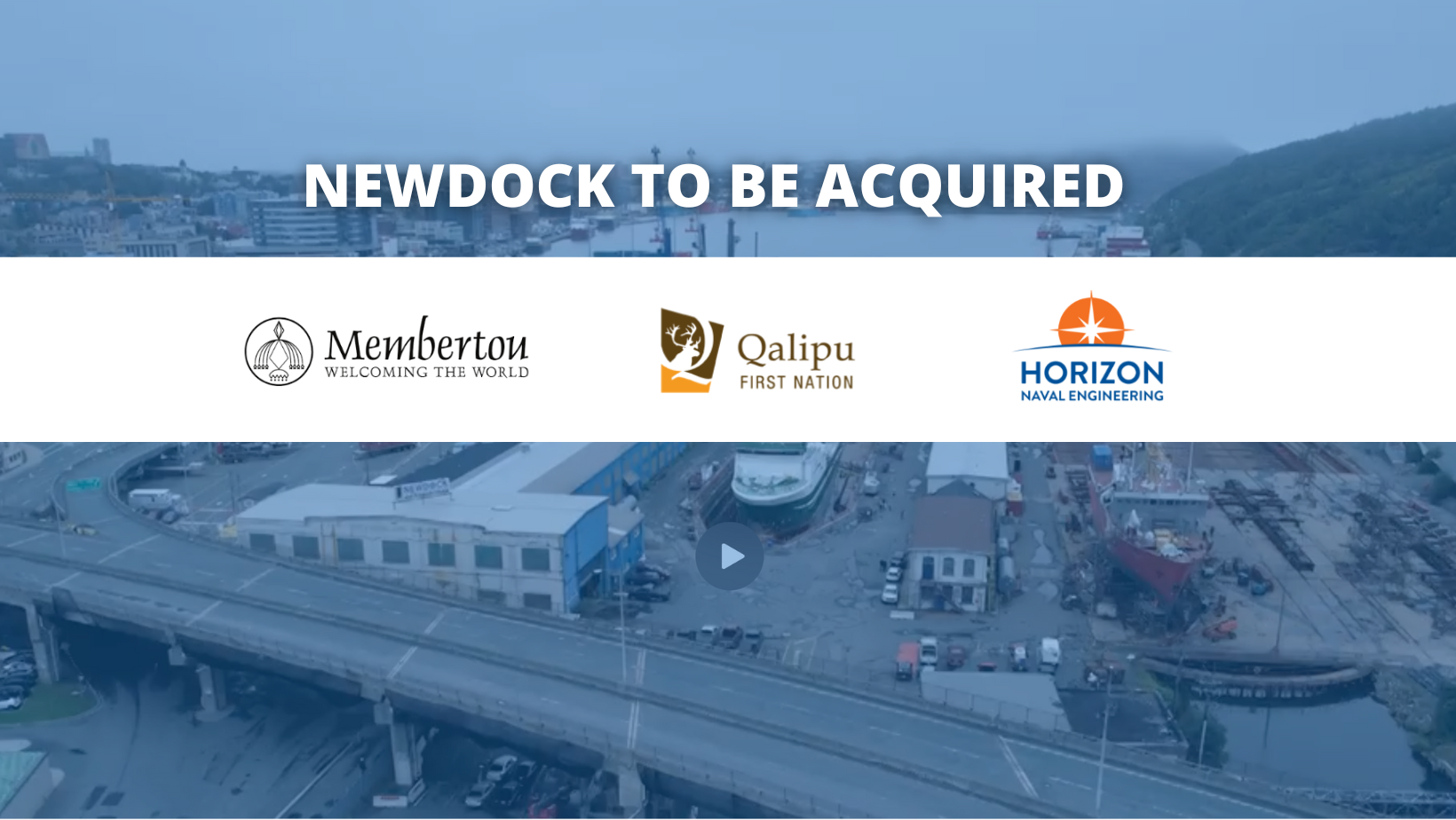 Newdock Acquired by Indigenous Partnership: Membertou, Qalipu First ...